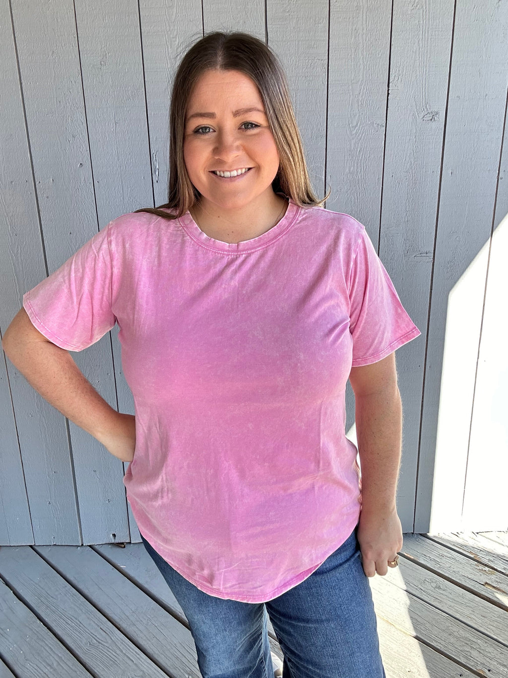 Candy Pink Tee – JJ Rae Boutique